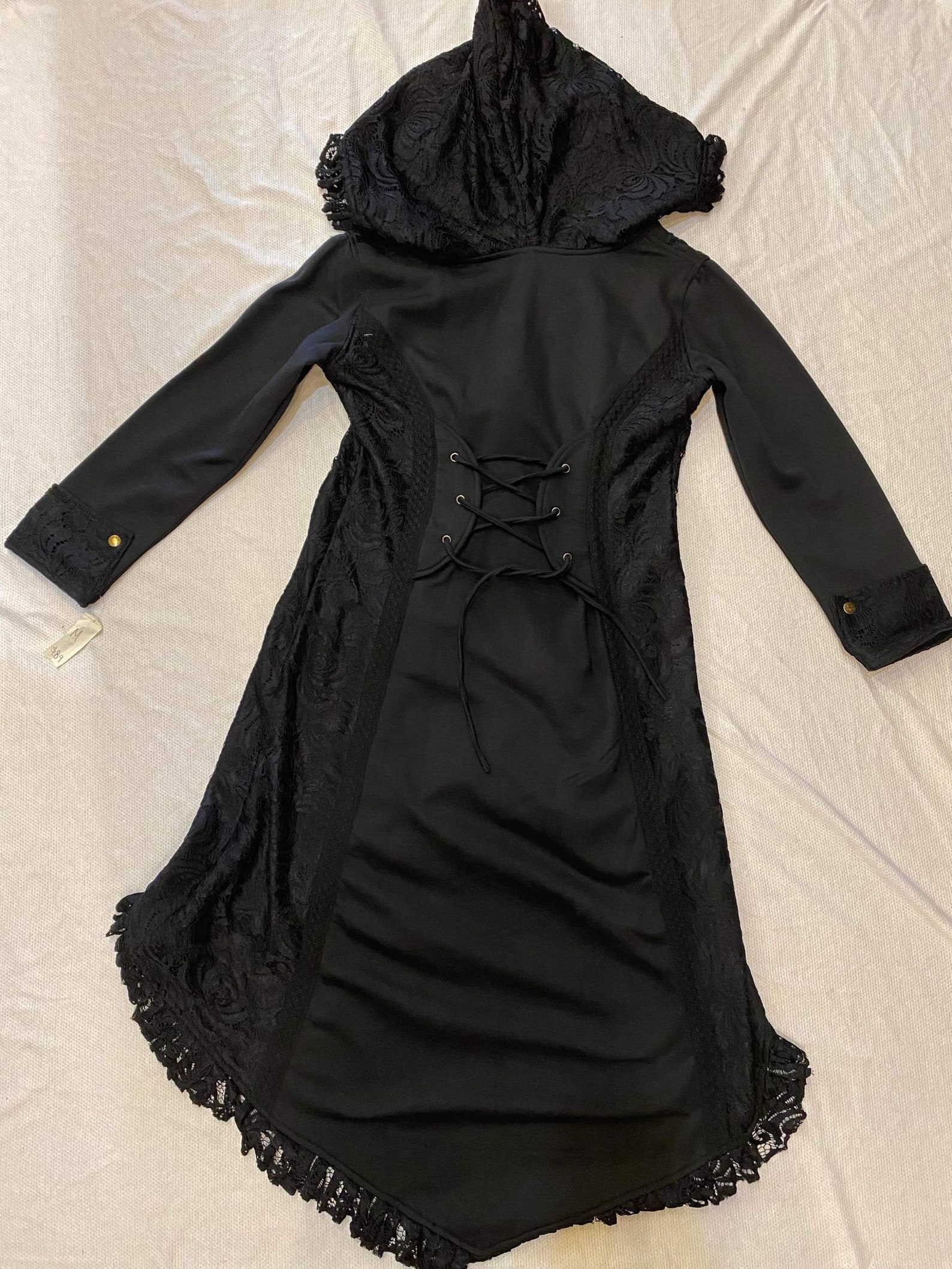 Long Lace Hooded Jacket - Etsy