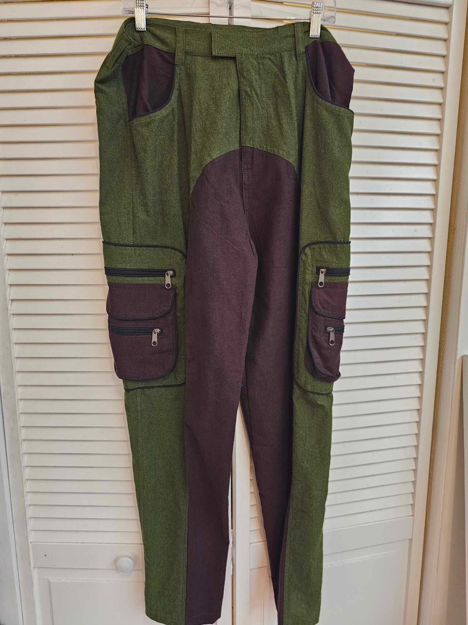 Men's Adjustable Two Toned Pants - Etsy