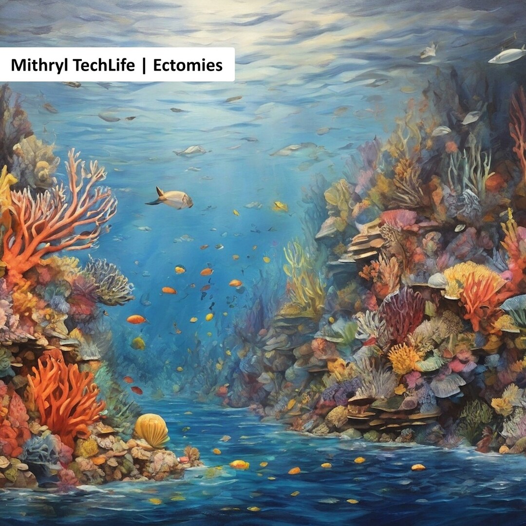 World's Largest Coral Reef System Oil Painting, Underwater, Lifeforms, Ocean System, Reefs ...
