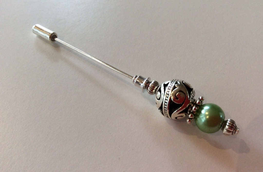 Vintage Style Shawl Pin, Stick Pin, Hat Pin, Scarf Pin, Classic Style ...
