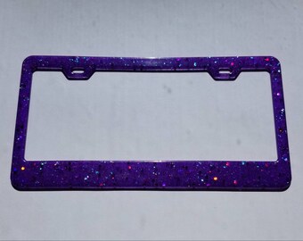 Purple License Plate | Etsy