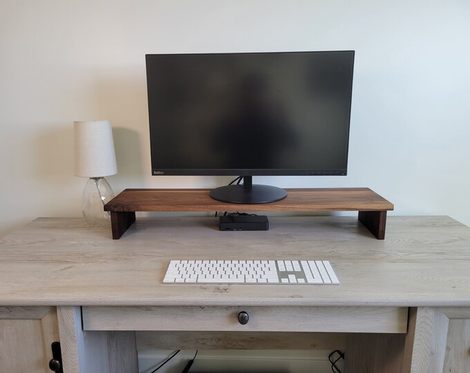 Minimalist Monitor Stand Monitor Riser Desk Shelf - Etsy Canada