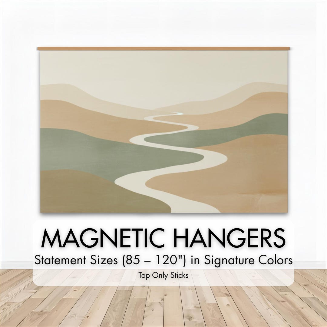Statement Signature Magnetic Art Hanger – Top Only | Oversized Magnetic ...
