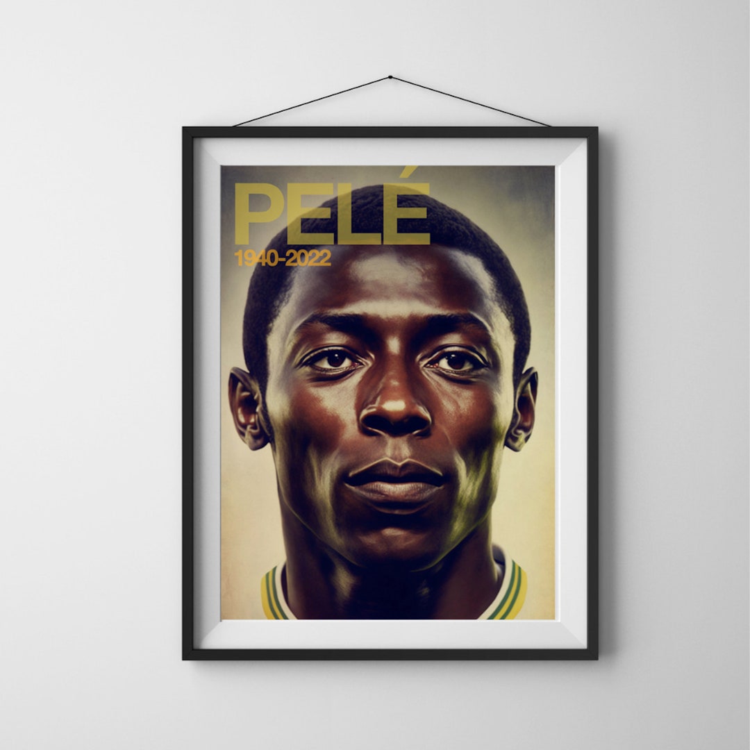 Pele Tribute Poster — Edson Arantes Do Nascimento Poster — Instant High ...