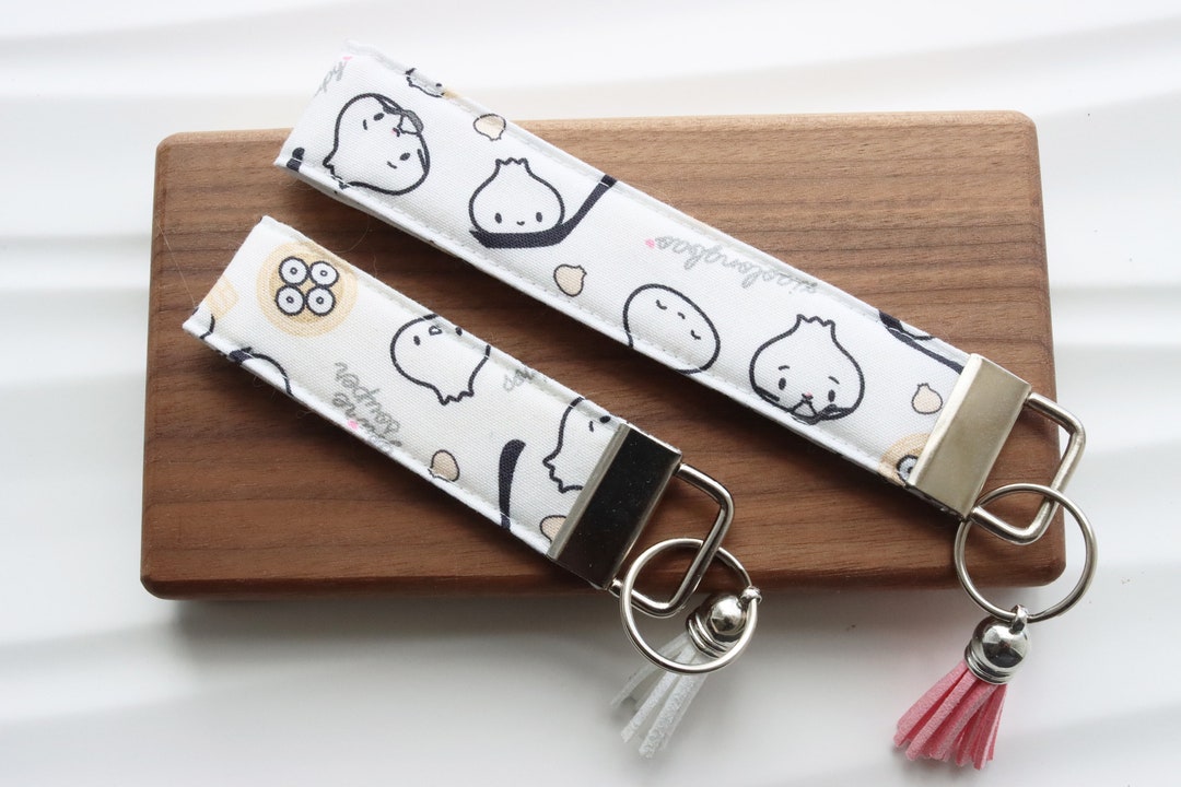 Soup Dumpling Key Fob Wristlet, Keychain Wristlet, Cute Wrist Lanyard ...