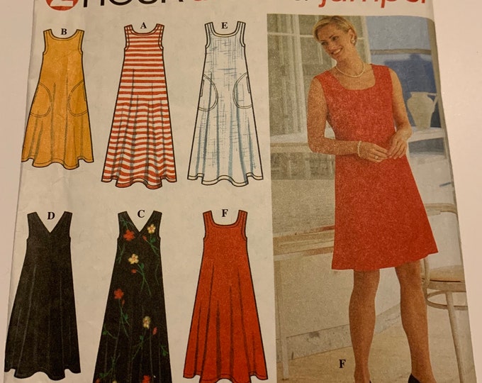 Simplicity 7116 Sewing Pattern Two Hour Dress or Jumper - Etsy