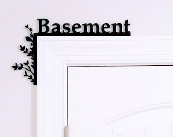 Basement Door Sign - Etsy