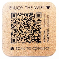 QR Code Wood Coasters - Etsy