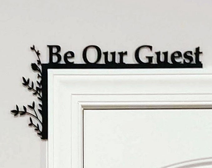 Guest Room Door Topper / Over the Door Sign / Guest Room Sign - Etsy
