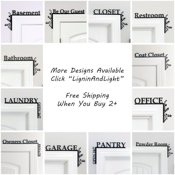 Basement Door Topper Over the Door Sign Basement Sign Signs Wall ...