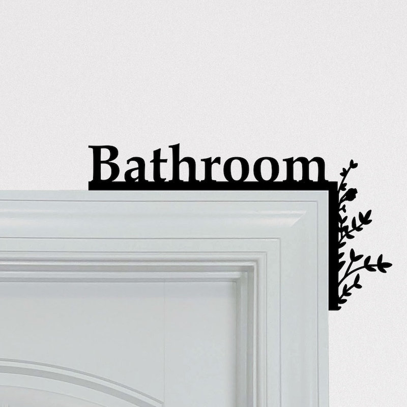 Decorative Bathroom Signs - Etsy