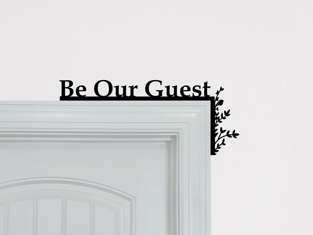 Guest Room Door Topper / Over the Door Sign / Guest Room Sign ...