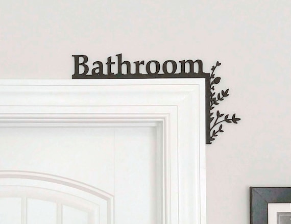 Bathroom Door Plaques