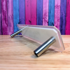 Standing Name Plate 8.5x2.25 Custom Desk Nameplate, Executive Office ...