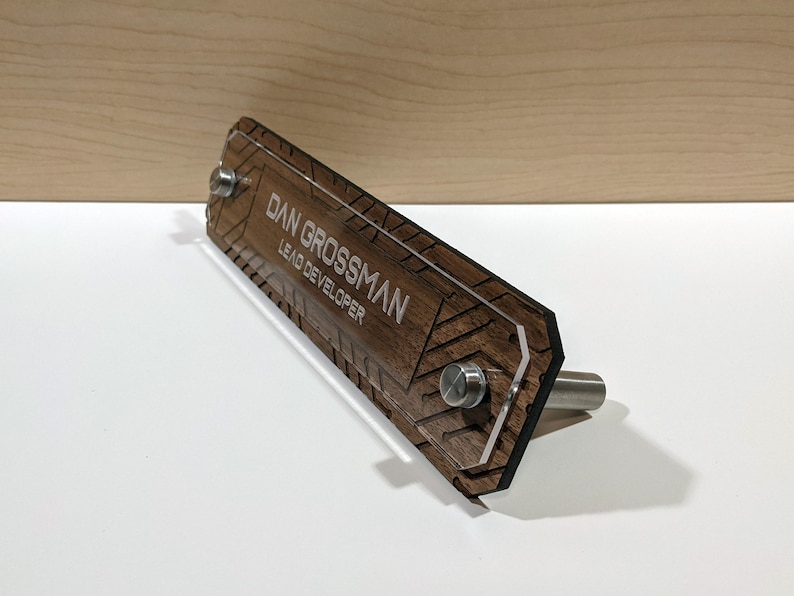 Circuit Board Desk Name Plate / Modern Office Decor / Tech - Etsy