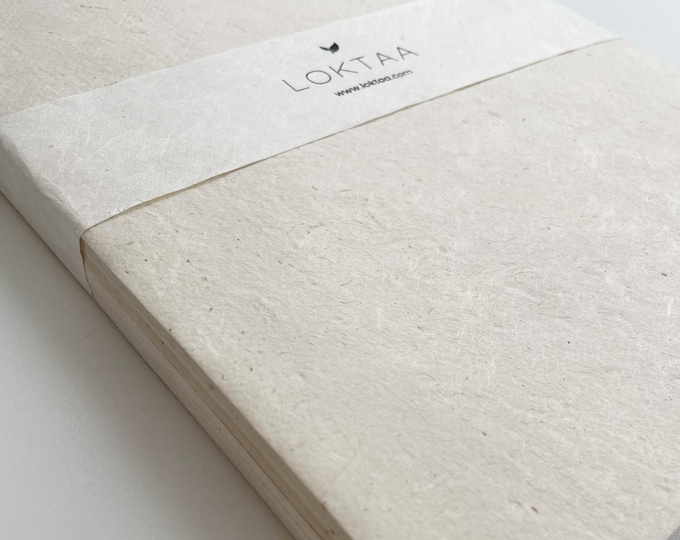 A4 Size Natural Lokta Paper Bundle | Nepalese Handmade Paper for ...