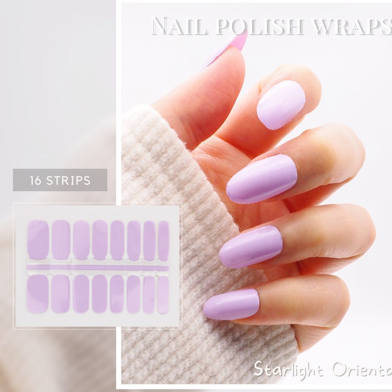 Solid Nail Stickers - Etsy