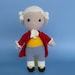 Crochet Mozart, Mozart Doll, Amigurumi Mozart, Stuffed Plush Mozart ...