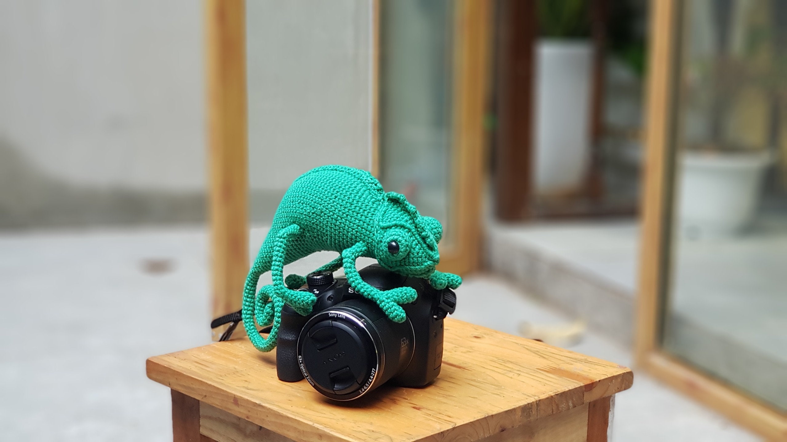 Crochet Chameleon Doll, Amigurumi Chameleon, Stuffed Plush Chameleon ...