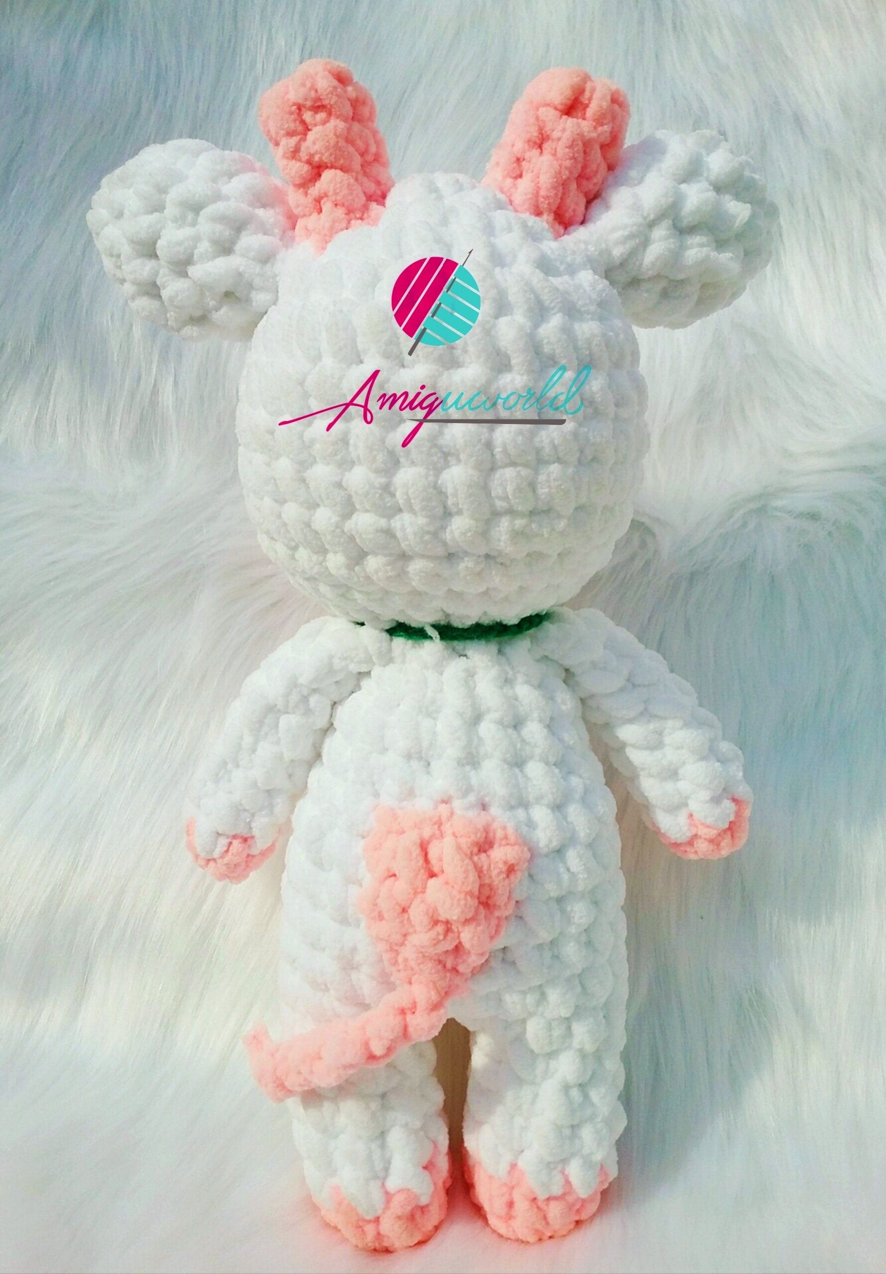 Strawberry Cow Crochet, Strawberry Cow Doll, Stuffed Strawberry Cow ...