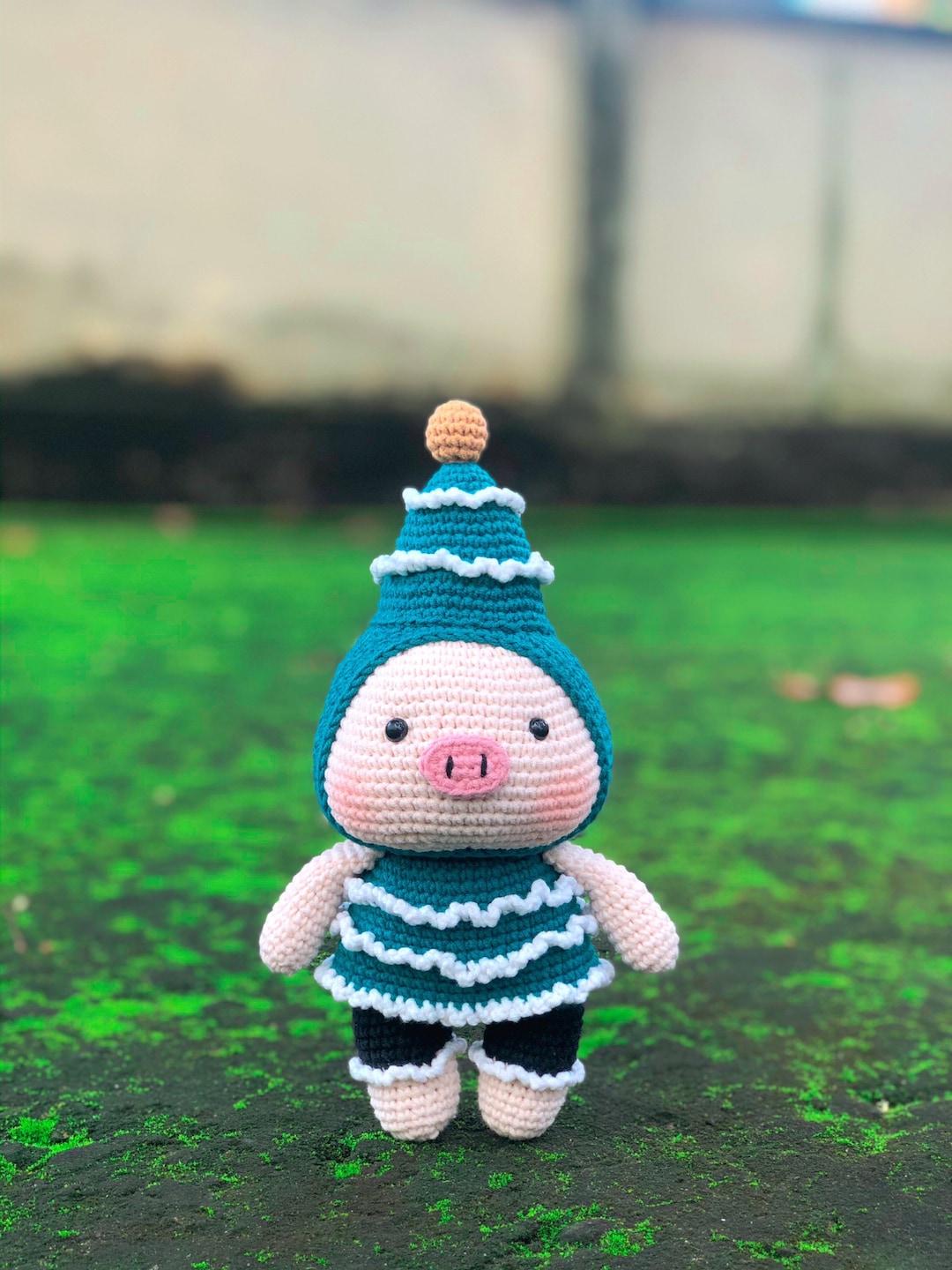 Christmas Tree Pig Crochet, Noel Pig Doll, Crochet Christmas Tree ...