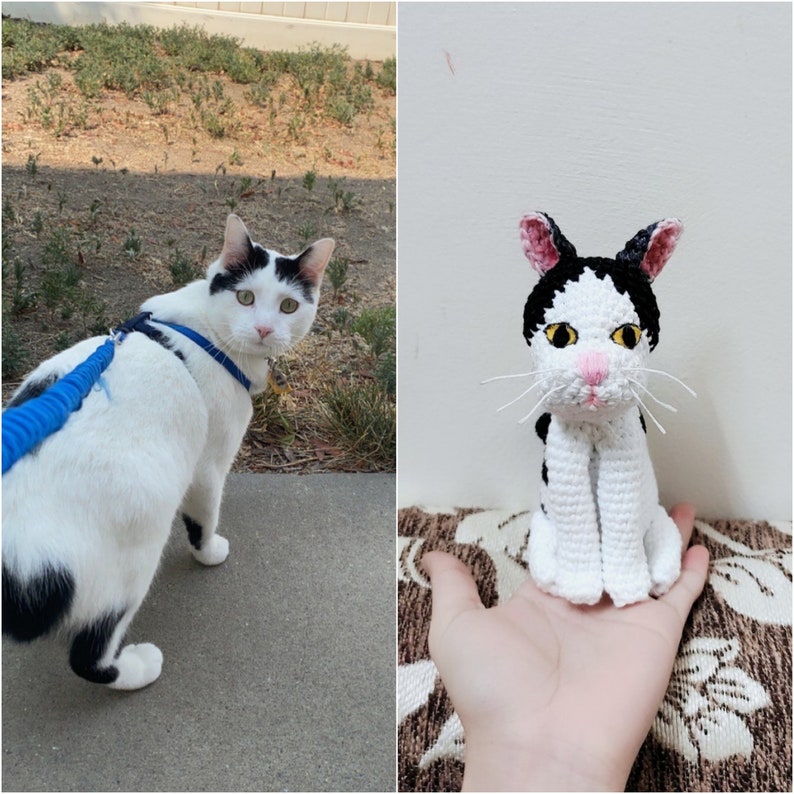 Custom Crochet Cat Amigurumi Custom Pets Crochet Pet | Etsy