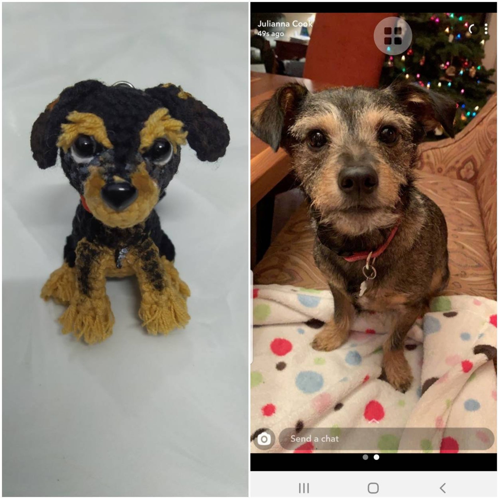 Custom Crochet Pet Keychain, Handmade Dog Keychain, Mini Pet Keychain ...