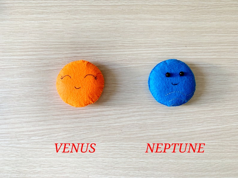 Solar System Ornament, Felt Solar System, Solar System Toy, Felt ...