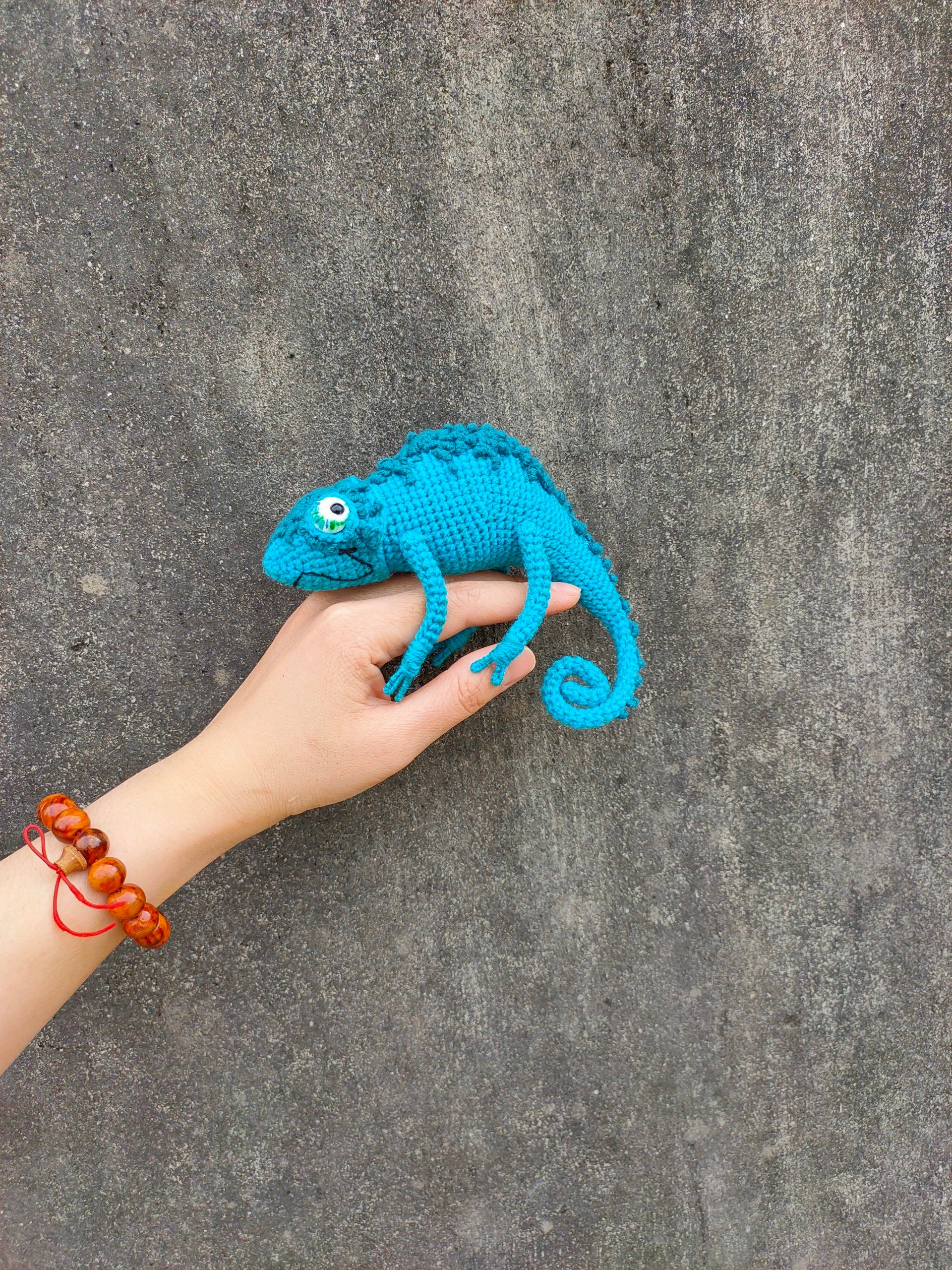 Chameleon Crochet Doll, Amigurumi Chameleon, Chameleon Toy, Stuffed ...