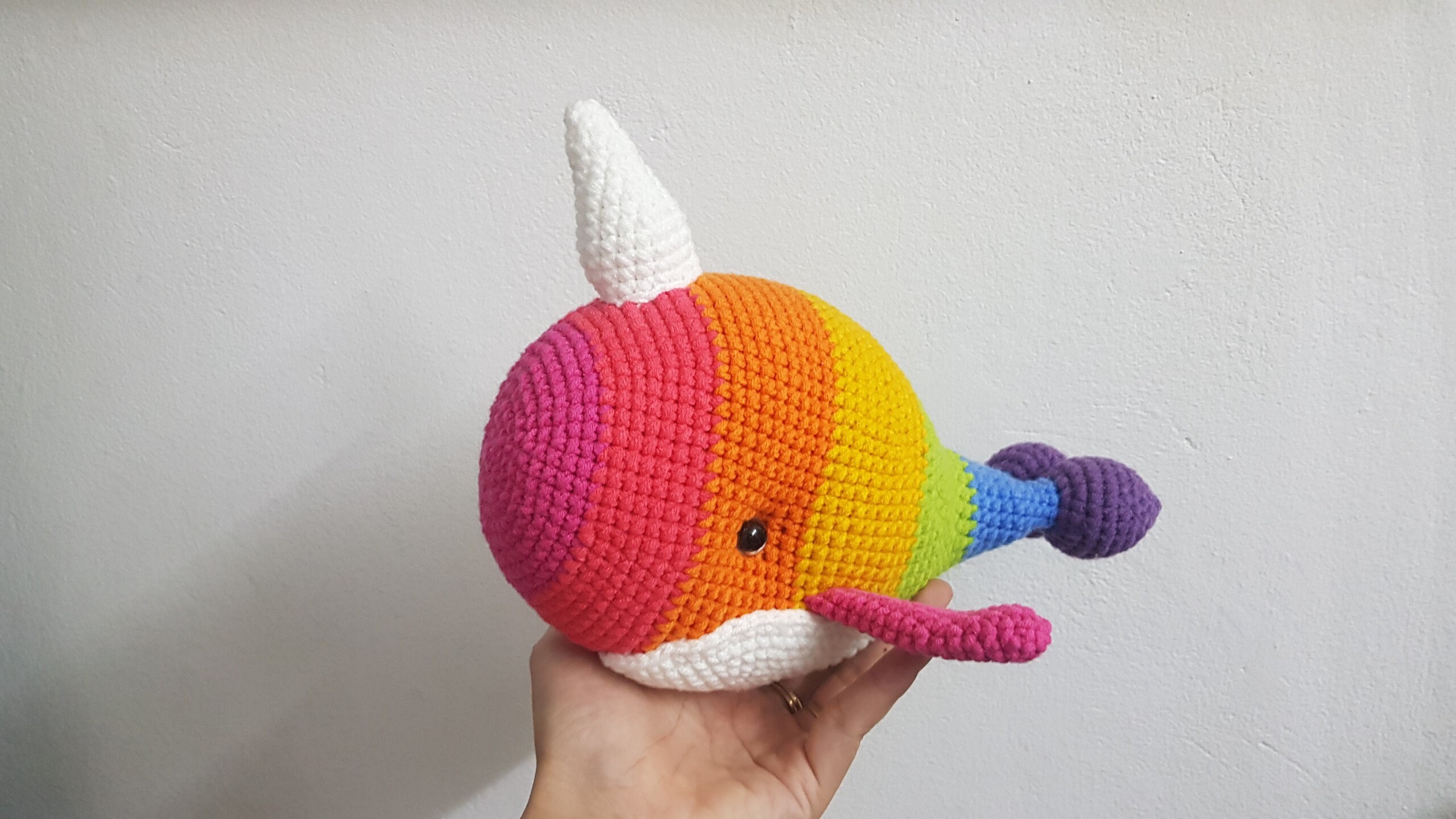 Poupée au Crochet de narval, peluche de narval arc-en-ciel, narval ...