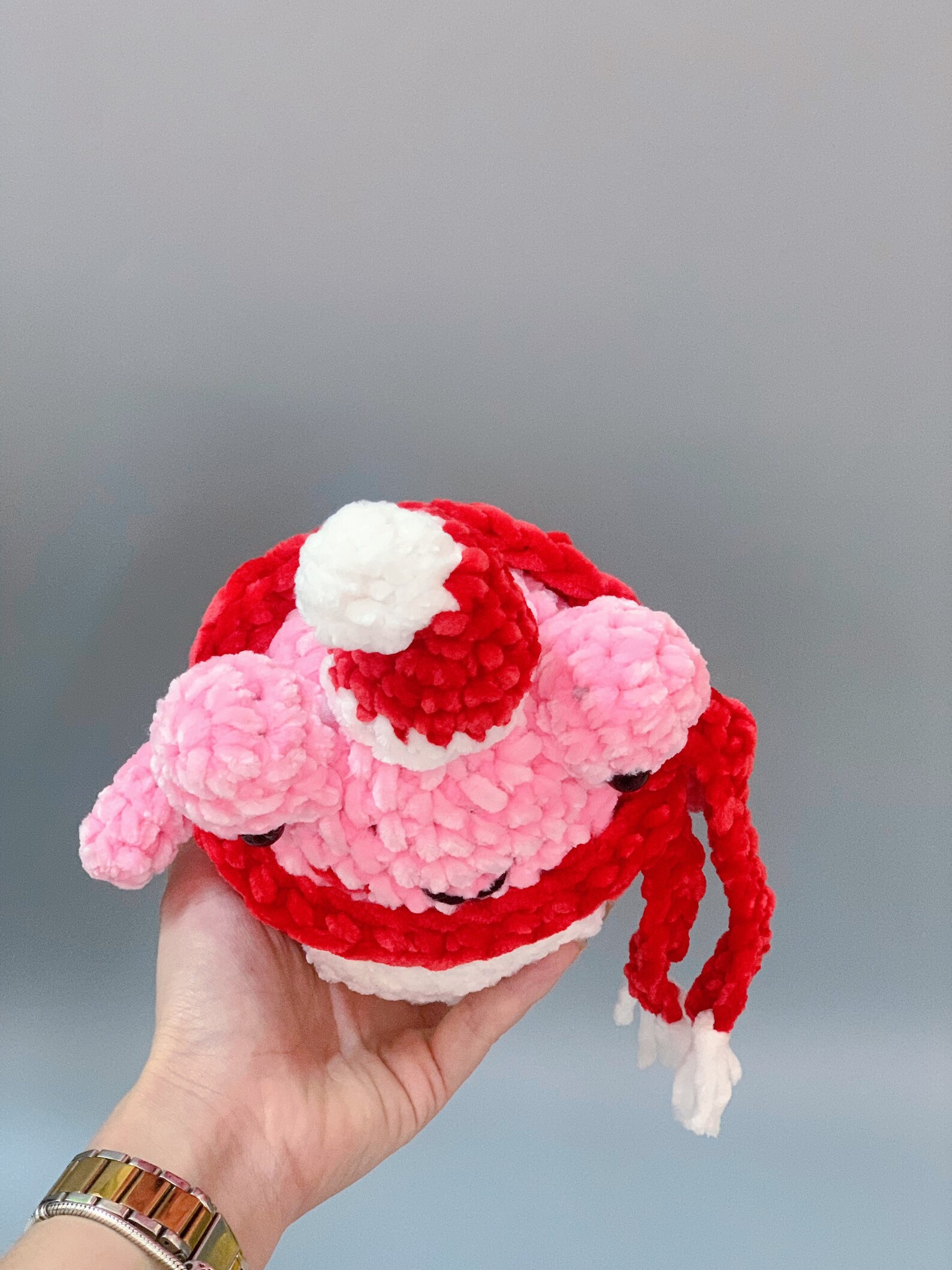 Christmas Frog Crochet, Frog Plush, Amigurumi Frog, Handmade Frog Doll ...