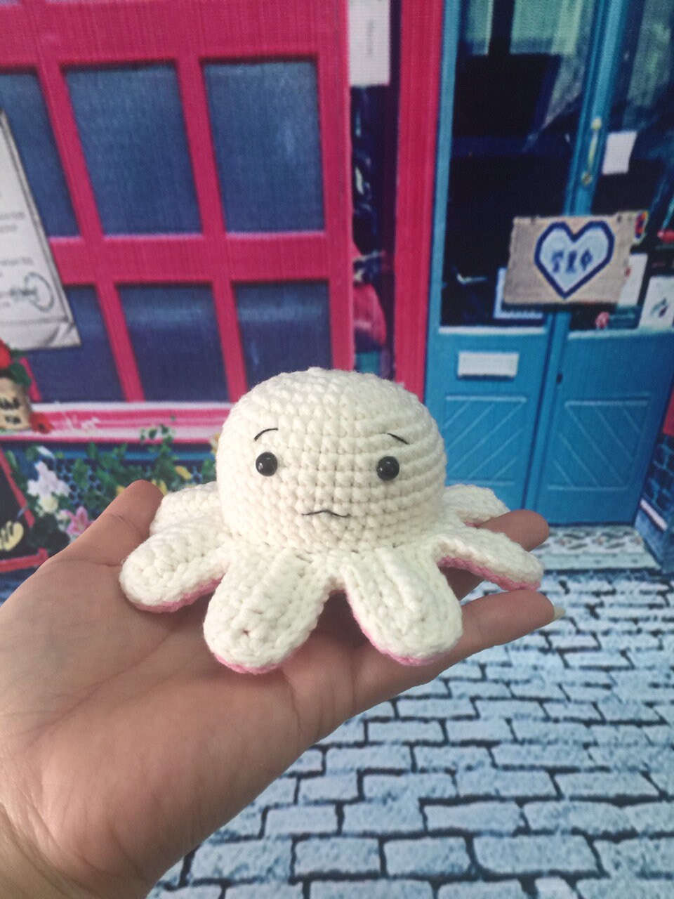 Crochet Octopus Reversible Octopus Octopus Keychain Flip - Etsy
