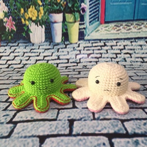 Crochet Octopus, Reversible Octopus, Octopus Keychain, Flip Octopus ...