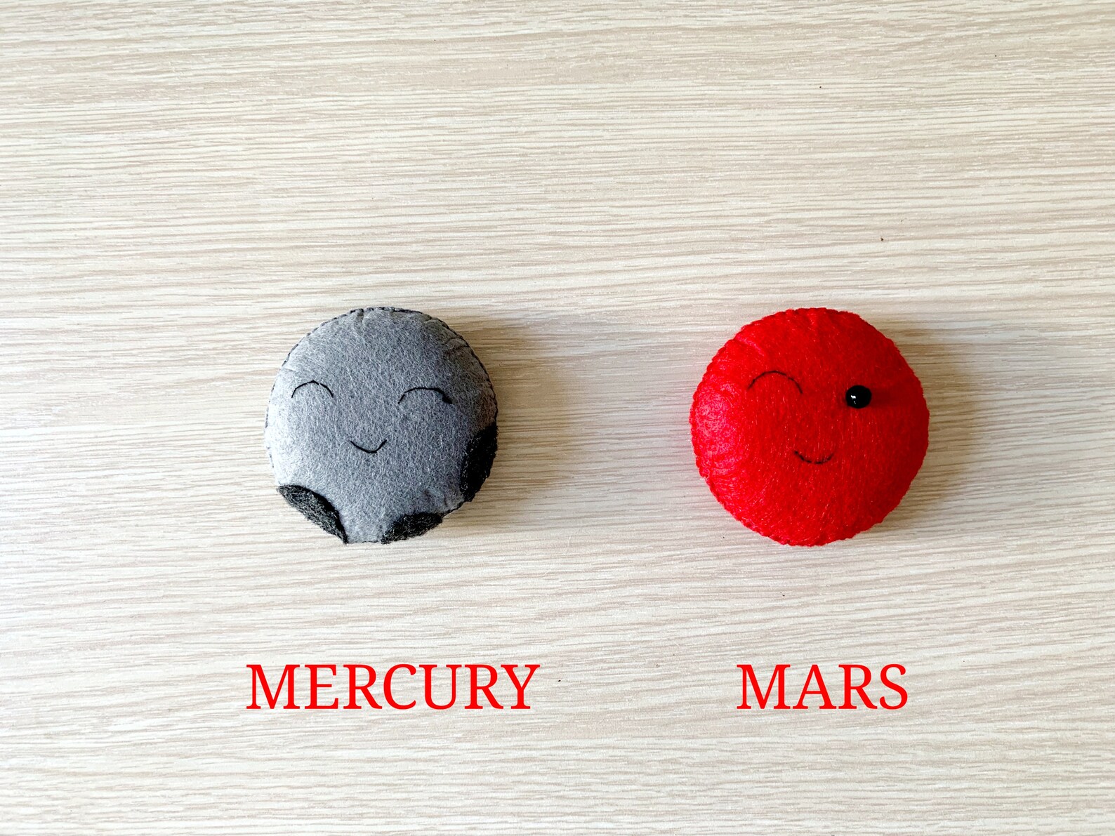 Solar System Ornament, Felt Solar System, Solar System Toy, Felt ...