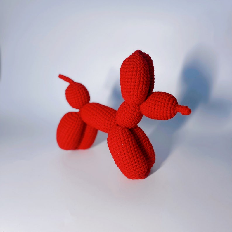 Balloon Dog Crochet Balloon Dog Plush Stuffed Balloon Dog - Etsy