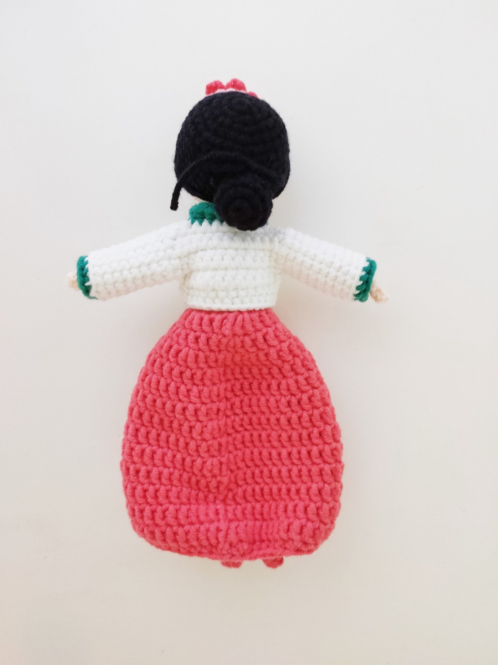Korean Hanbok Vintage Girl, Crochet Hanbok Doll, Handmade Korean Doll ...