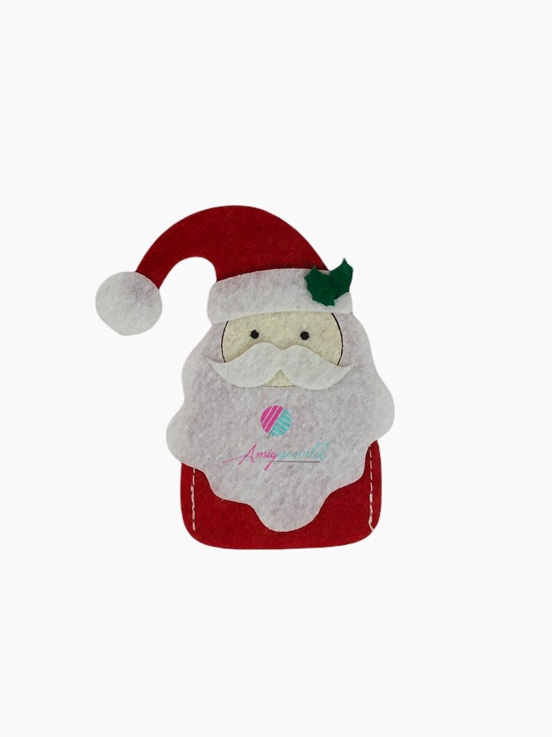 Set of 5 Christmas Finger Puppets, Santa Claus Finger Puppets, Felt ...