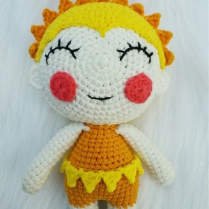 Crochet Weather Doll, Handmade Weather Doll, Crochet Rainbow Doll ...
