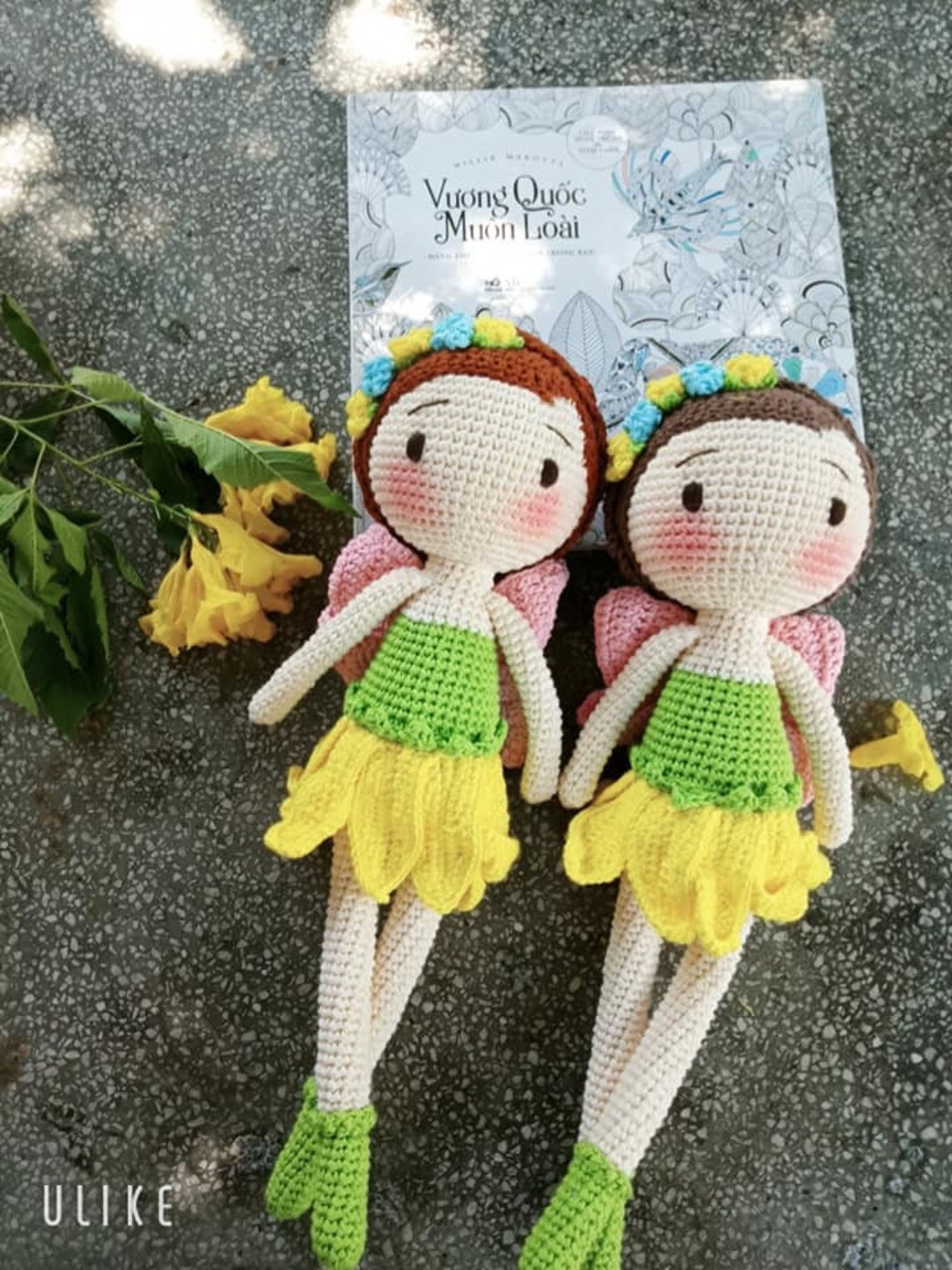 Fairy Crochet Doll, Amigurumi Fairy Doll, Handmade Fairy Doll, Stuffed ...