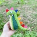 Crochet Dinosaur Avocado, Dinosaur Avocado Plush, Stuffed Dinosaur ...