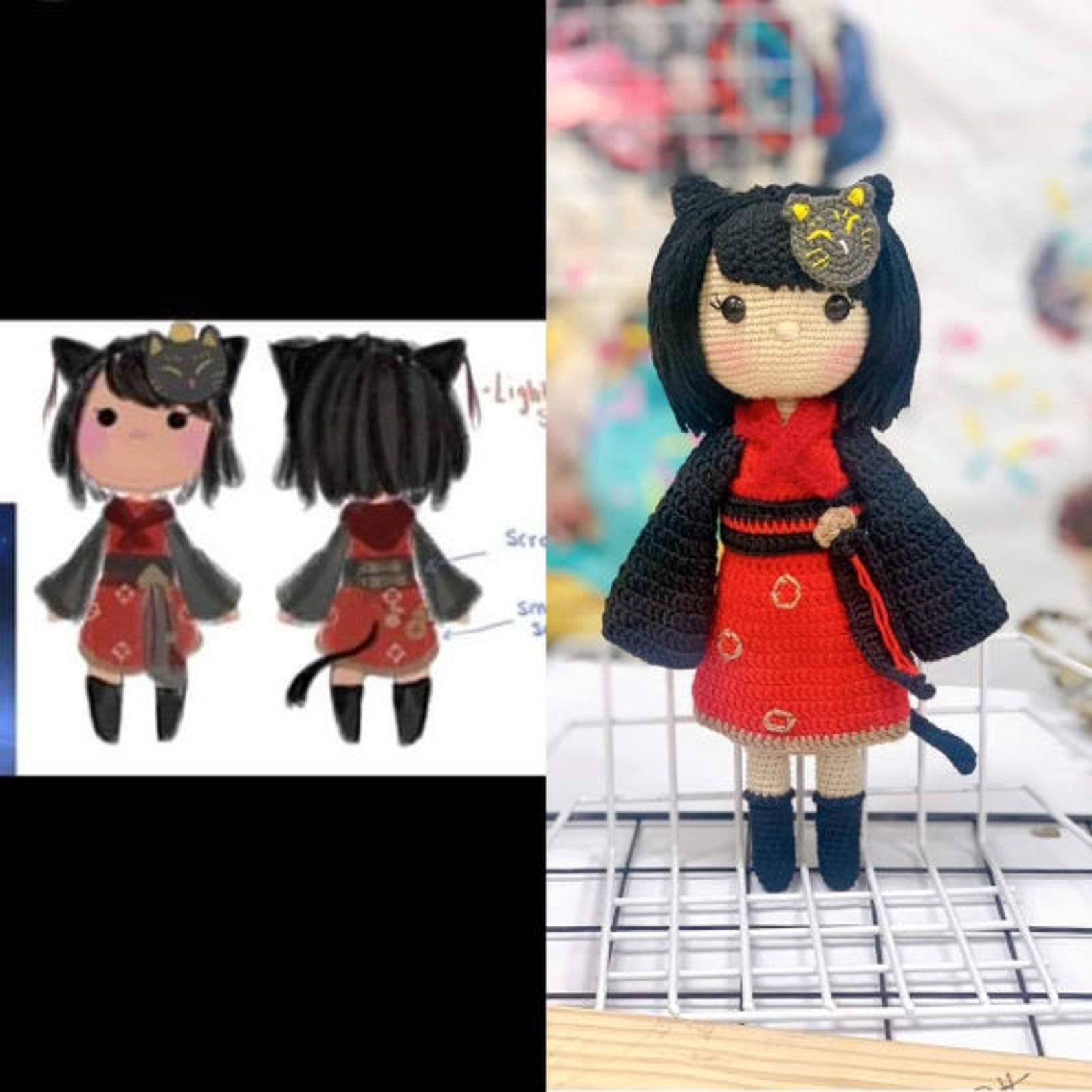 Custom Plush Commission Custom Crochet Doll Custom Doll From - Etsy