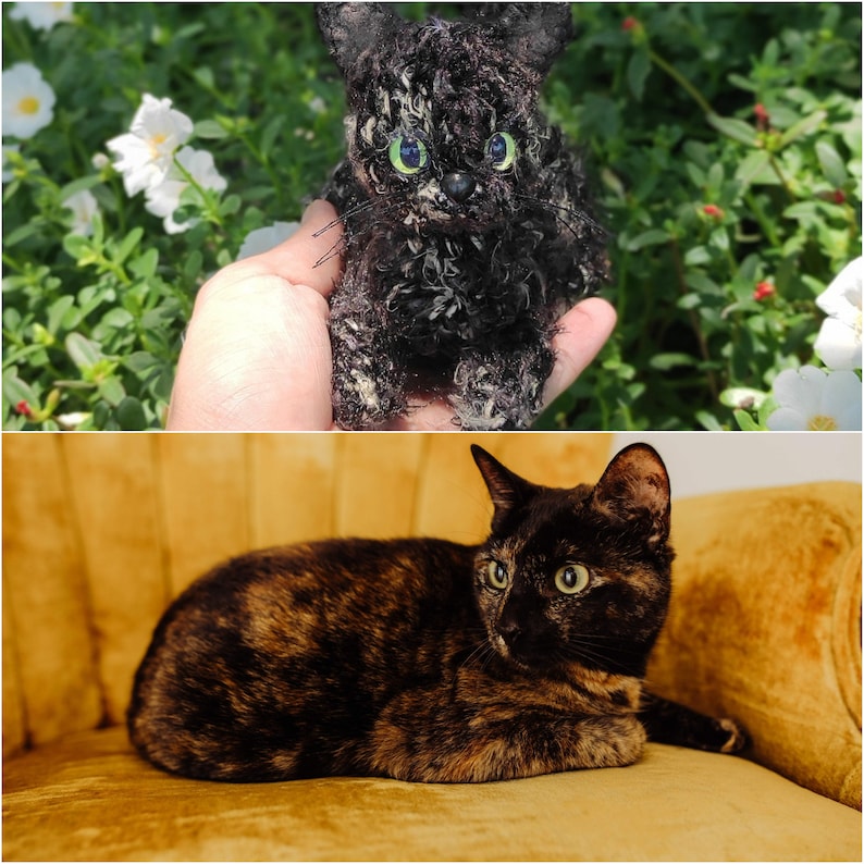 Custom Cat Plush Custom Crochet Cat Custom Stuffed Cat - Etsy