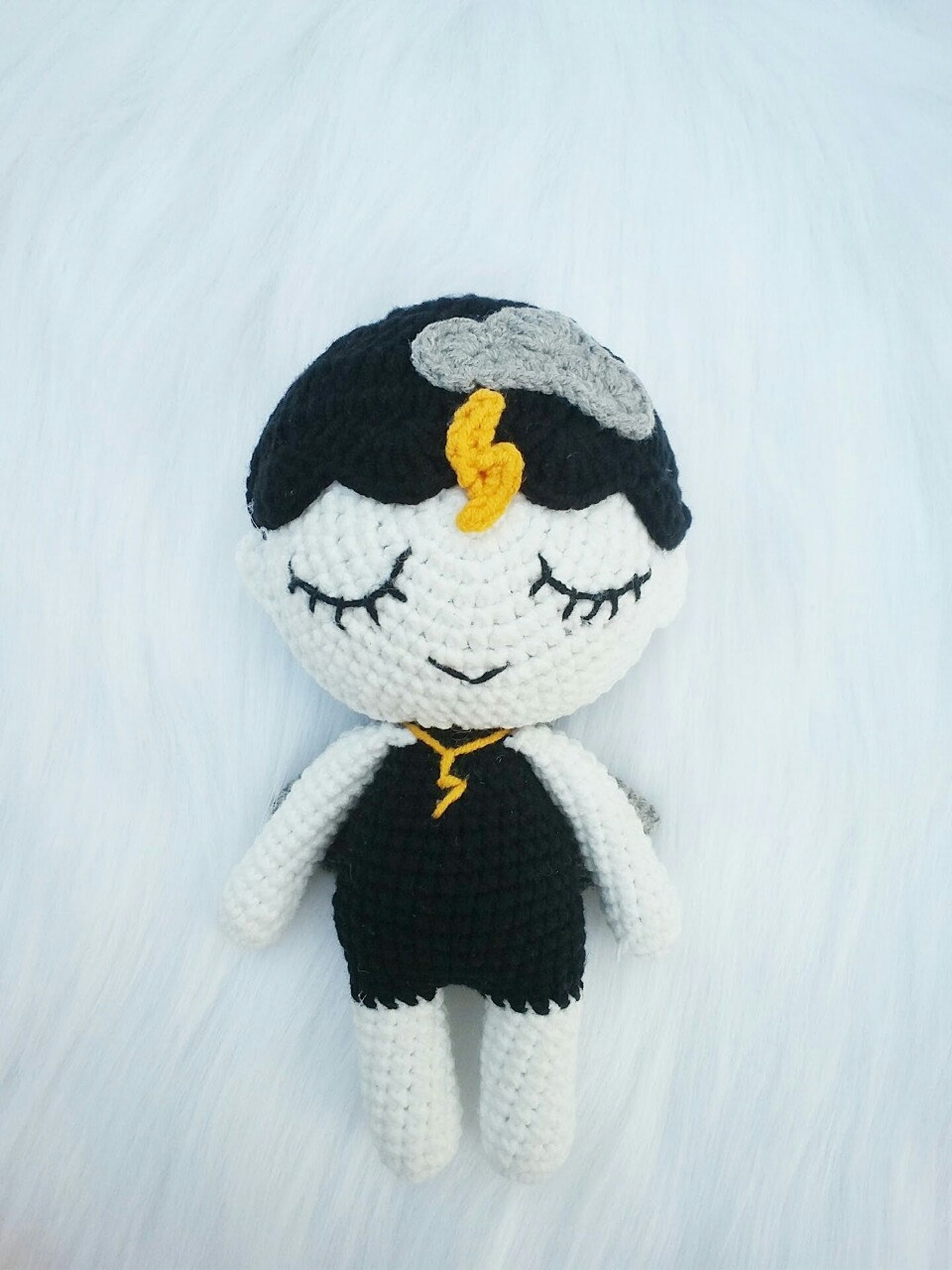 Crochet Weather Doll, Handmade Weather Doll, Crochet Rainbow Doll ...