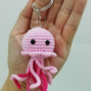 Set of 2 Fish Keychain, Crochet Animal Keychain, Handmade Amigurumi ...