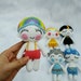 Crochet Weather Doll, Handmade Weather Doll, Crochet Rainbow Doll ...