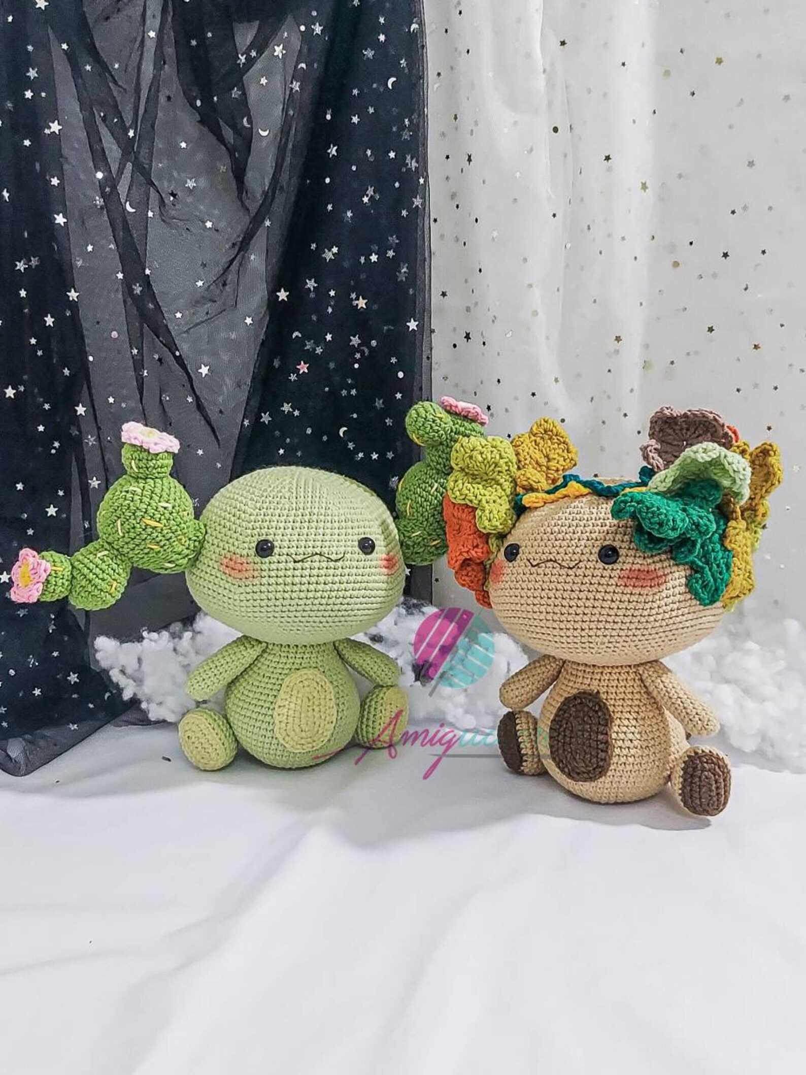 Flower Axolotl Crochet Axolotl Plush Stuffed Axolotl - Etsy