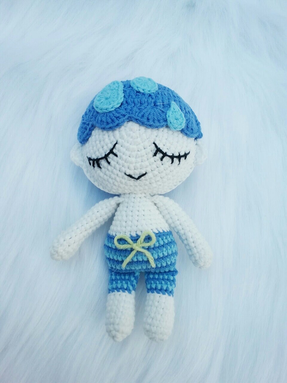 Crochet Weather Doll, Handmade Weather Doll, Crochet Rainbow Doll ...