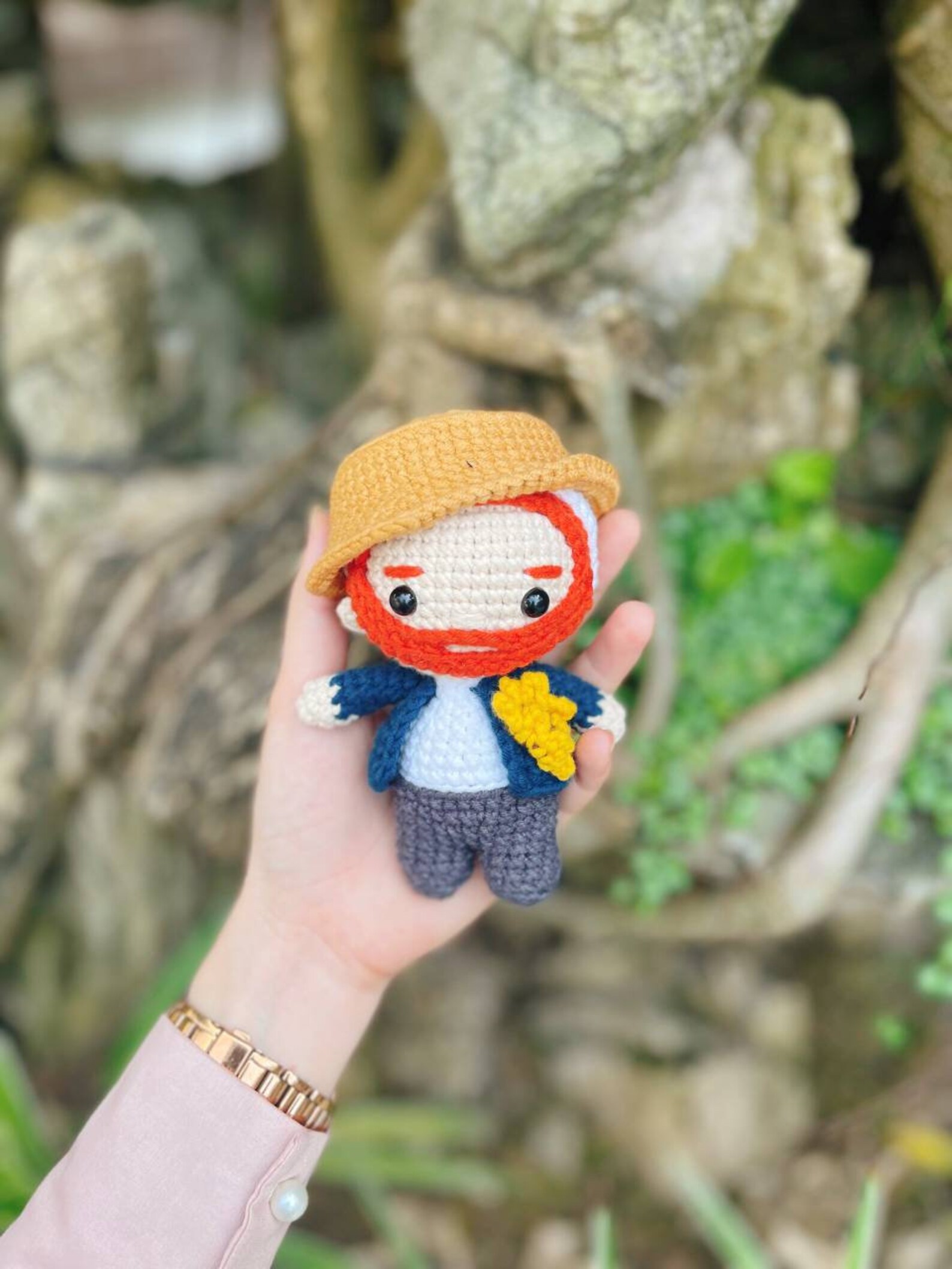 Van Gogh Crochet, Van Gogh Doll, Van Gogh Plush, Stuffed Van Gogh ...