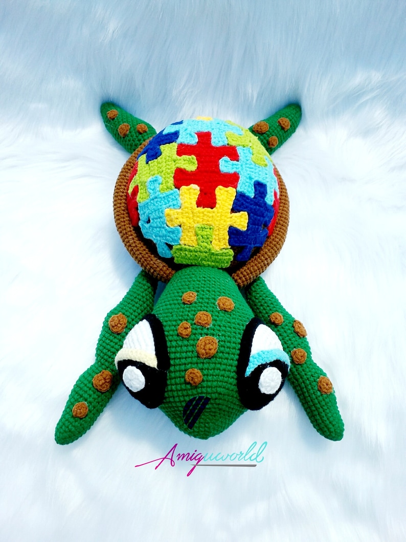 Crochet Autism Turtle Amigurumi Autism Turtle Autism - Etsy Ireland