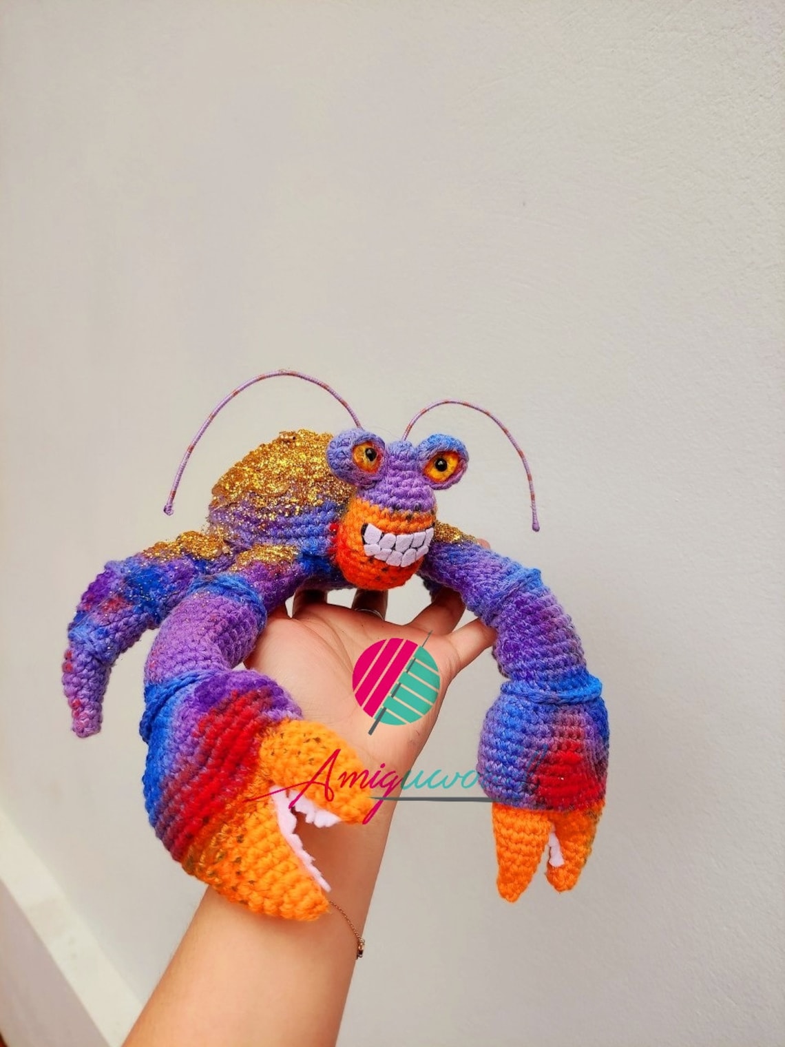 Tamatoa Crochet Doll Handmade Tamatoa Tamatoa Plush Stuffed | Etsy